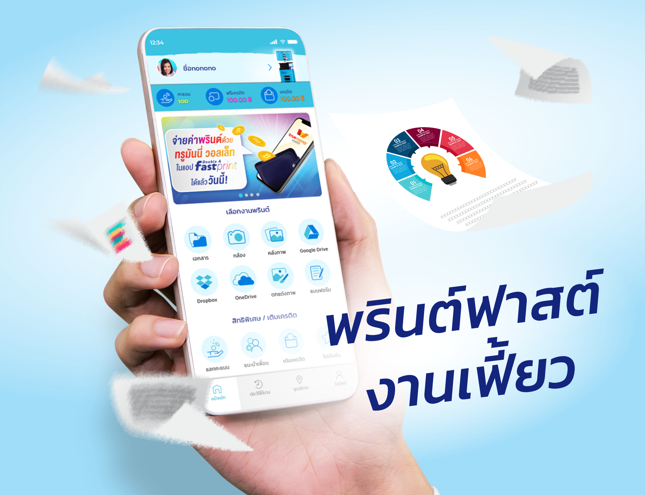 Double A Fast Print : พรินต์ง่าย ได้ดังใจ